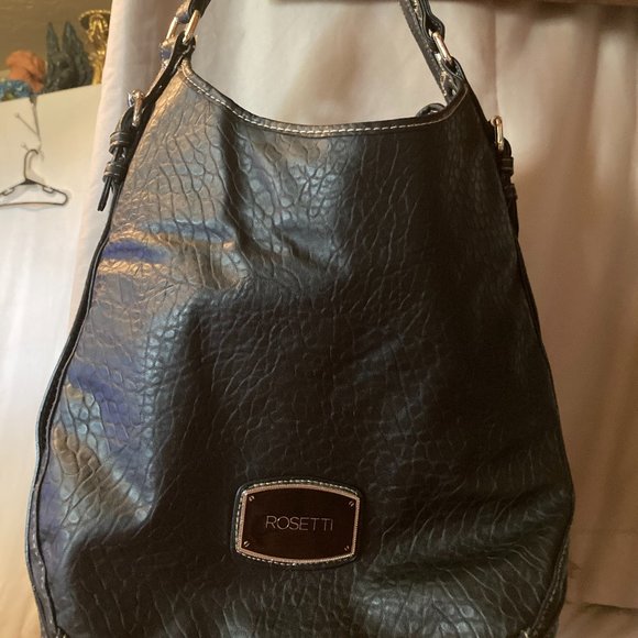 Rosetti | Bags | Rosetti Large Expandable Side Purse Black Pockets ...